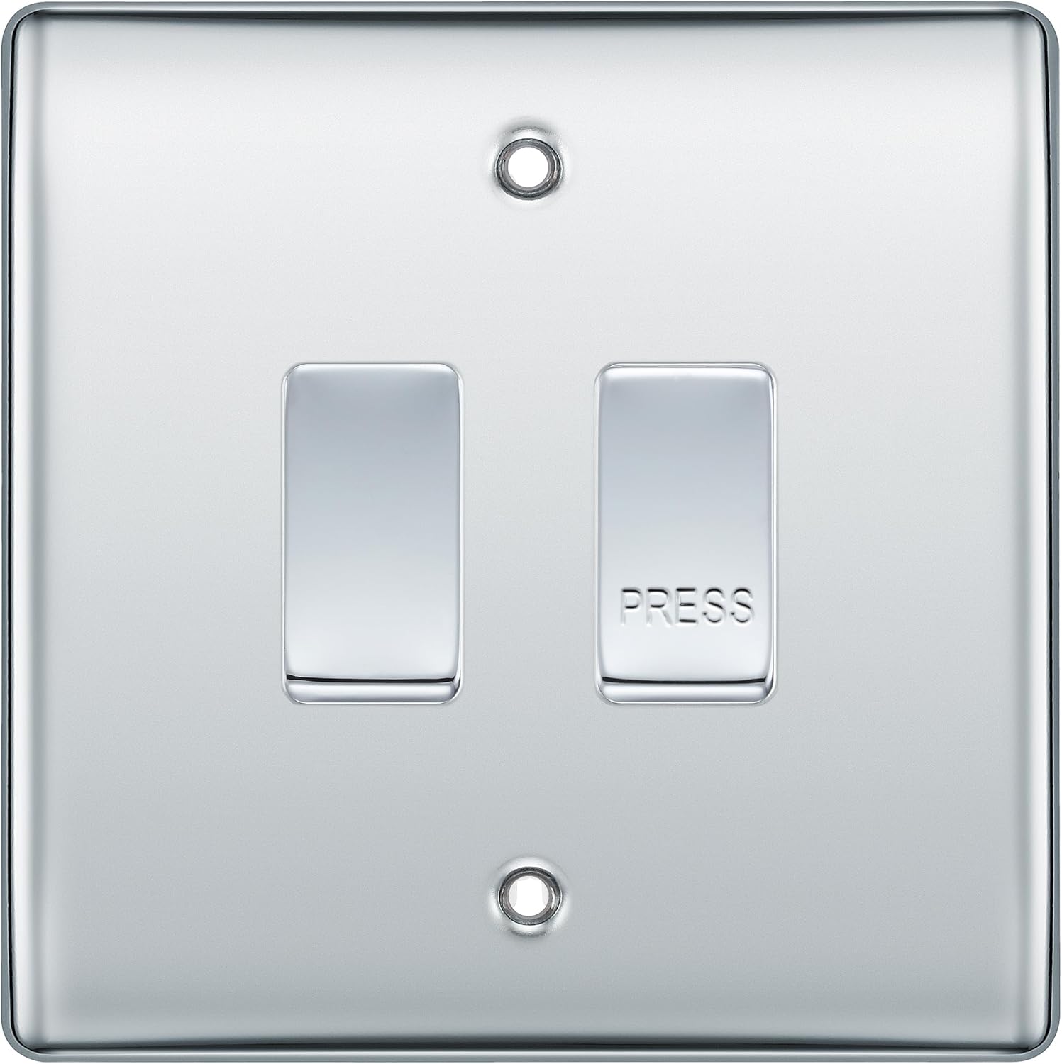BG Nexus Polished Chrome 2G Grid Switch Kit–20A 2-Way & Retractive ...