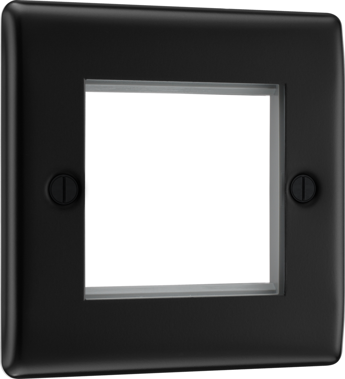 BG NFBEMS2 Nexus Metal Matt Black 50x50 Aperture Single Double Euro ...